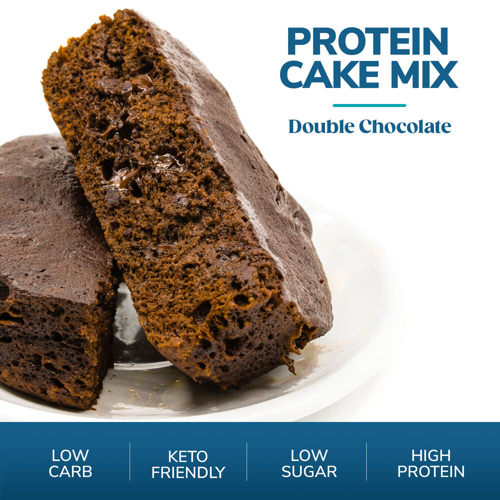 Protein Double Chocolate Cake Mix (7ct), Wonderslim