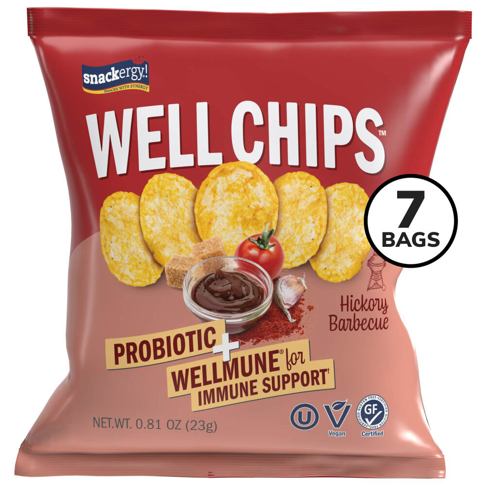 WELL CHIPS Hickory Barbecue (7ct), Snackergy - DietDirect