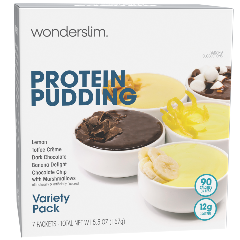 Pudding Variety Pack (7ct), WonderSlim - DietDirect