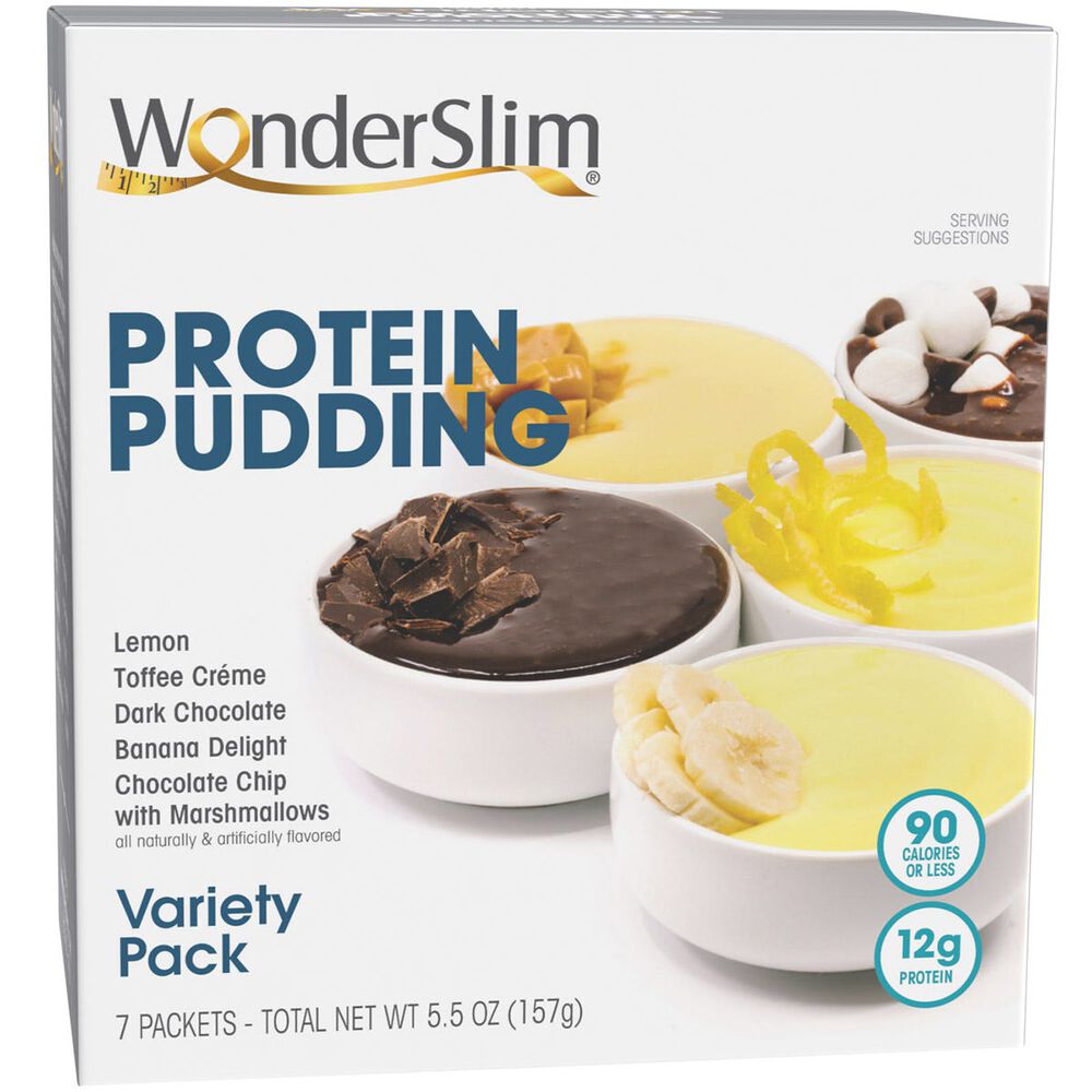 Pudding Variety Pack (7ct), WonderSlim - DietDirect 16.99 USD