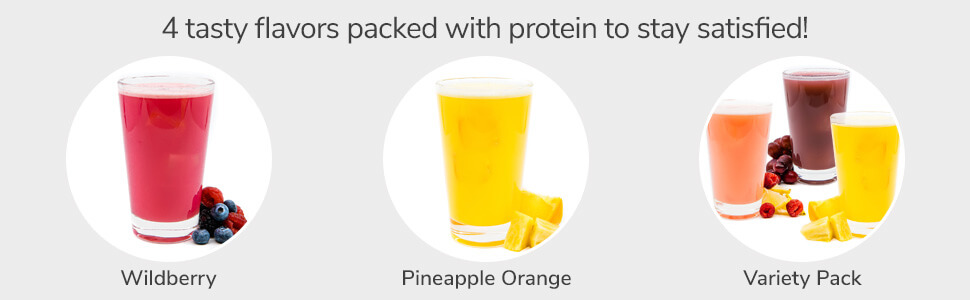 Buy Protein Fruit Drink Raspberry Lemonade (7ct), BariWise - DietDirect ...